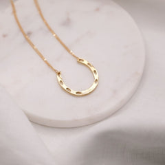 Lady Luck - Horseshoe Good Luck Charm Necklace Handmade Mom Gifts ...